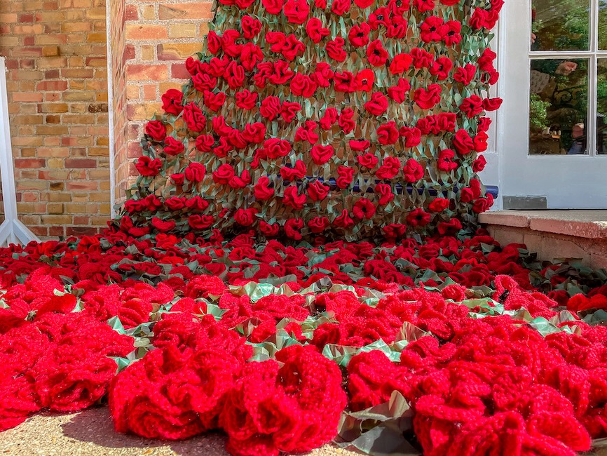 Handmade poppy tribute on display at Buckler’s Hard for the 80th ...